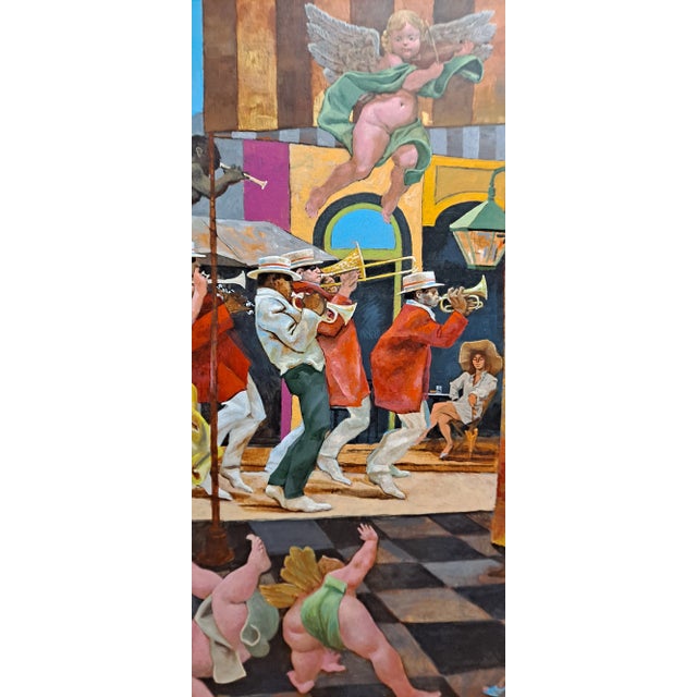 Monumental Original Painting by Frank Ashley, 2003 | Chairish