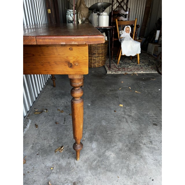 French Farm Dough Table | Chairish