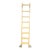 Putnam Rolling Oak Library Ladder | Chairish