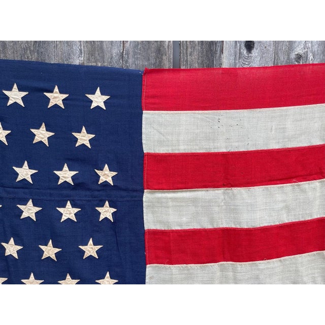 Antique 46 Star American Flag Circa 1908 Wool | Chairish
