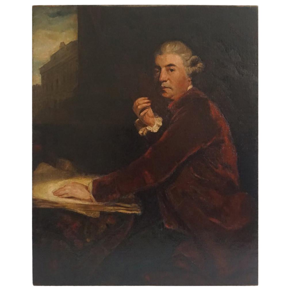 Architect William Chambers Portrait After Joshua Reynolds, Circa 1800 ...