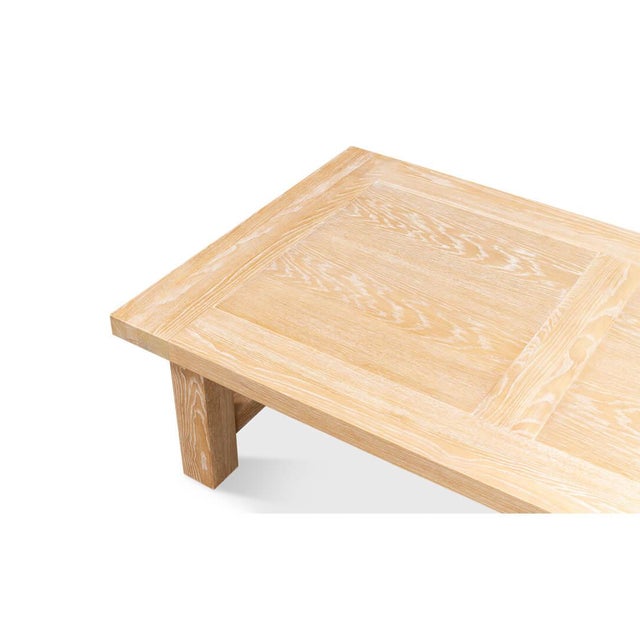 Modern Oak Coffee Table | Chairish