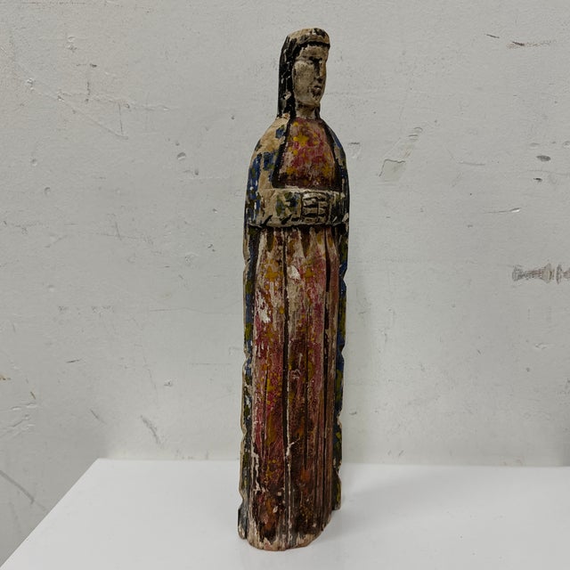 Antique Apostle Santo Statue From Guatamlia | Chairish