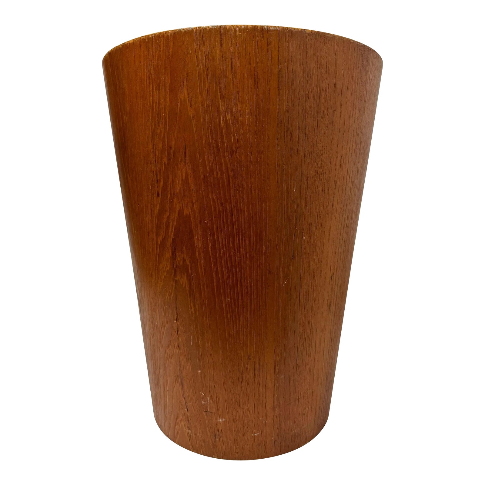 Large Mid Century Modern Teak Waste Paper Bin by Martin Aberg for ...