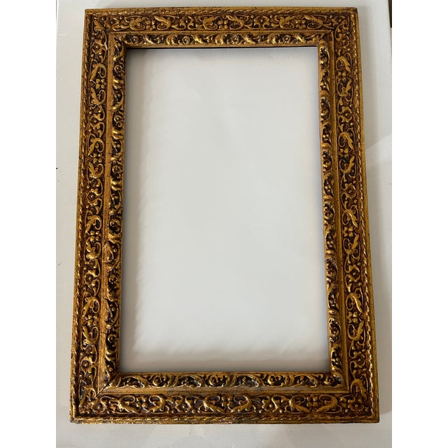 Antique Early 19th Century Victorian Gold Frame | Chairish