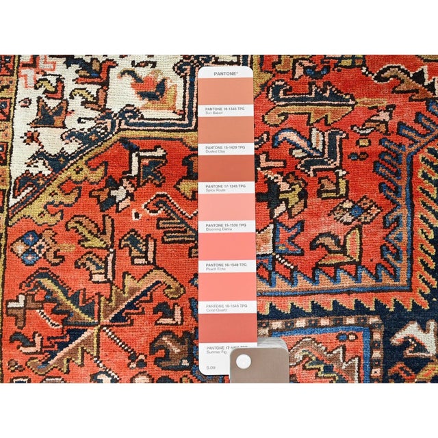 1960s Orange Vintage Persian Rug | Chairish