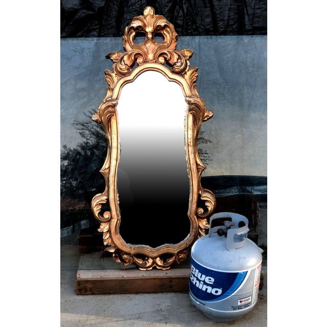Full Length Decorator Grand Tour Regency Wall Mirror, 1990s | Chairish
