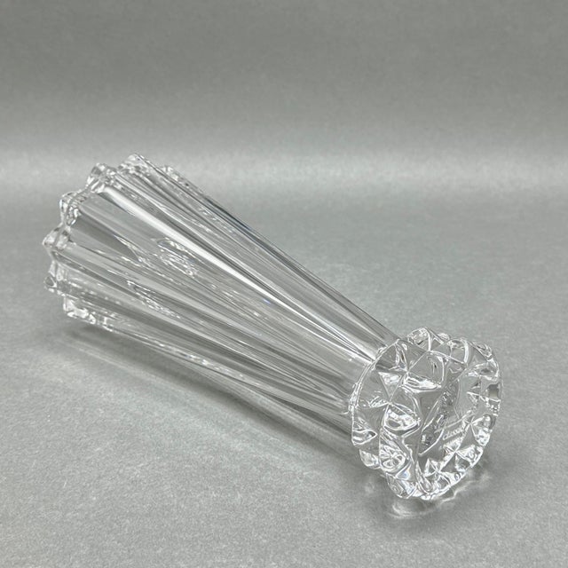 Vintage Rosenthal “Classic” Fluted Crystal Bud Vase. Made in Germany | Chairish