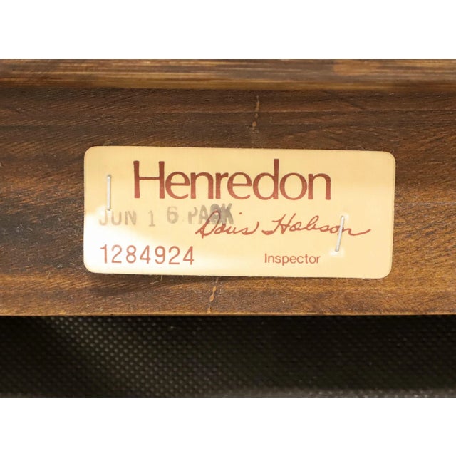 Henredon Faux Bamboo Chinese Chippendale High Back Armless Chair | Chairish