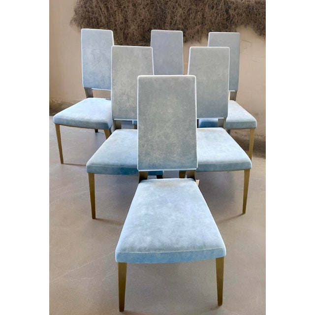 Contemporary Elite Modern Vivian Shambray Dining Side Chairs- Set of 6 ...