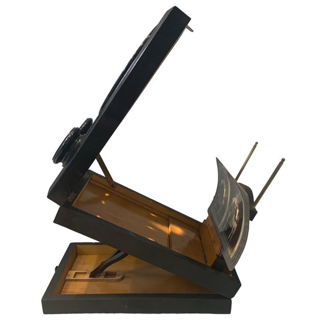 19th Century Folding Optic Stereo Viewer Stereoscope Graphoscope | Chairish