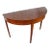 19th C English Sheraton Mahogany Demi-Lune Console Hall Table | Chairish