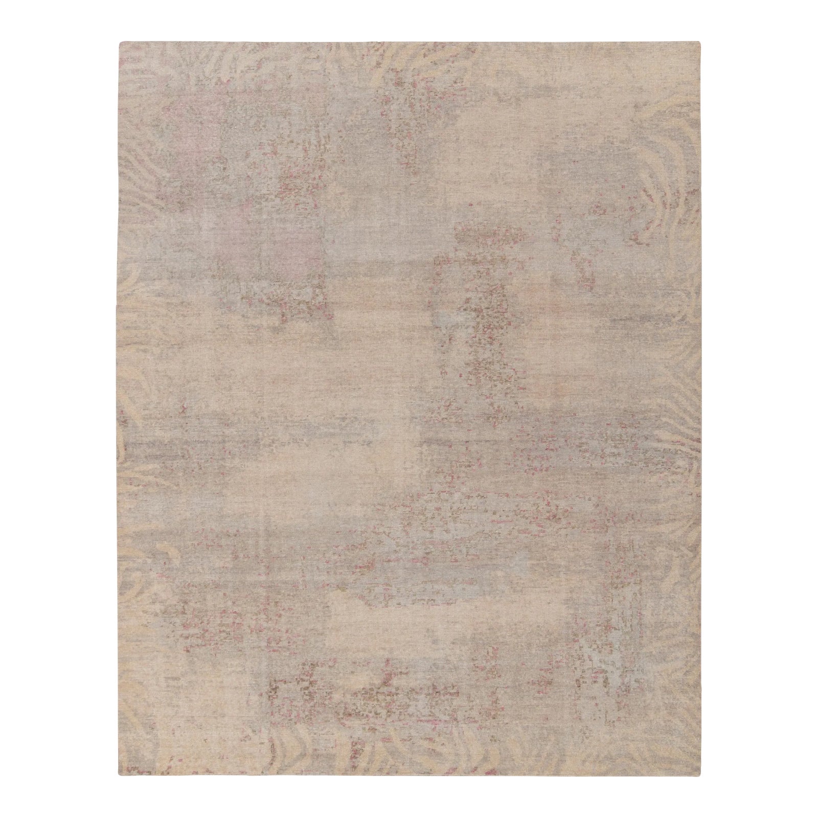 Rug & Kilim’s Oversized Faded Zebra Rug, 10x14 | Chairish