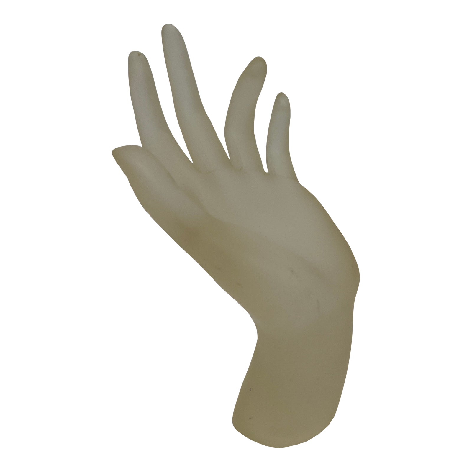 Mid Century Lucite or Bakelite Hand Sculpture | Chairish