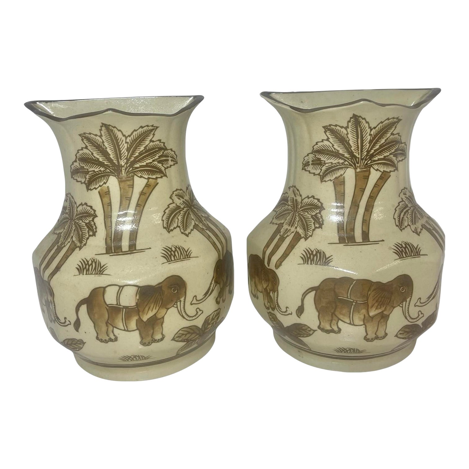 Pair of Wall Sconce Vases Formalities by Baum Bros | Chairish