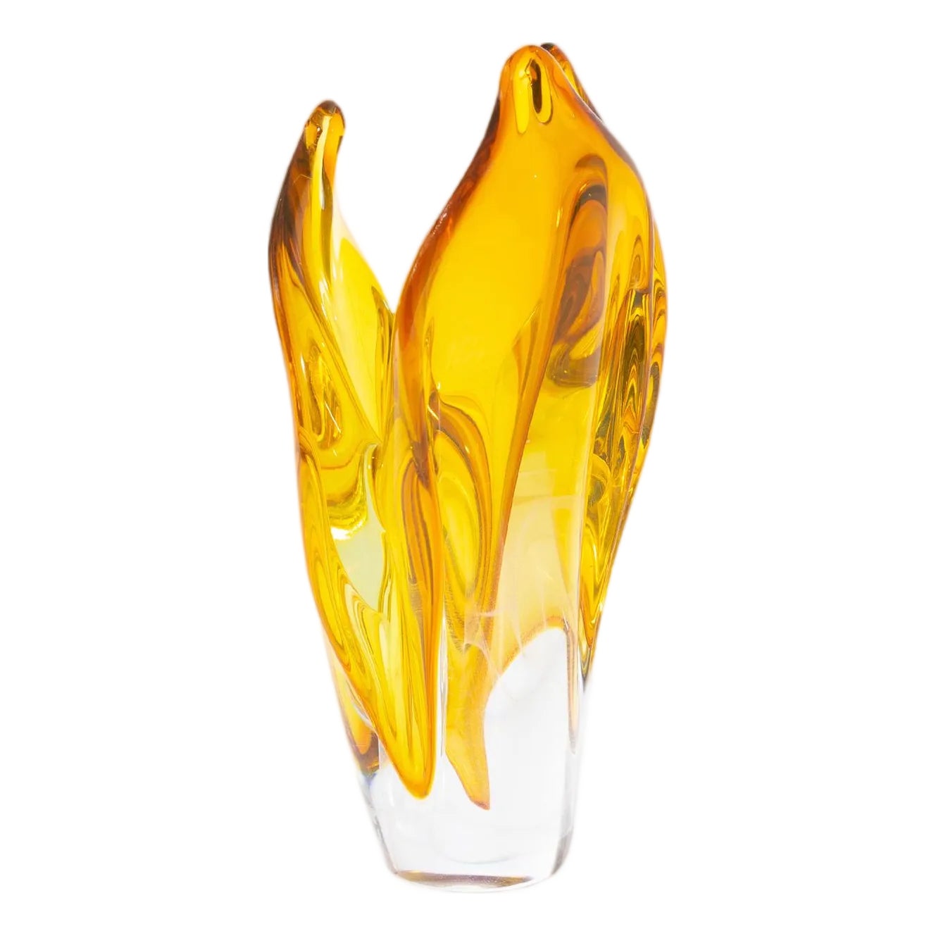 2006 Art Glass Vase by Steven Webber | Chairish