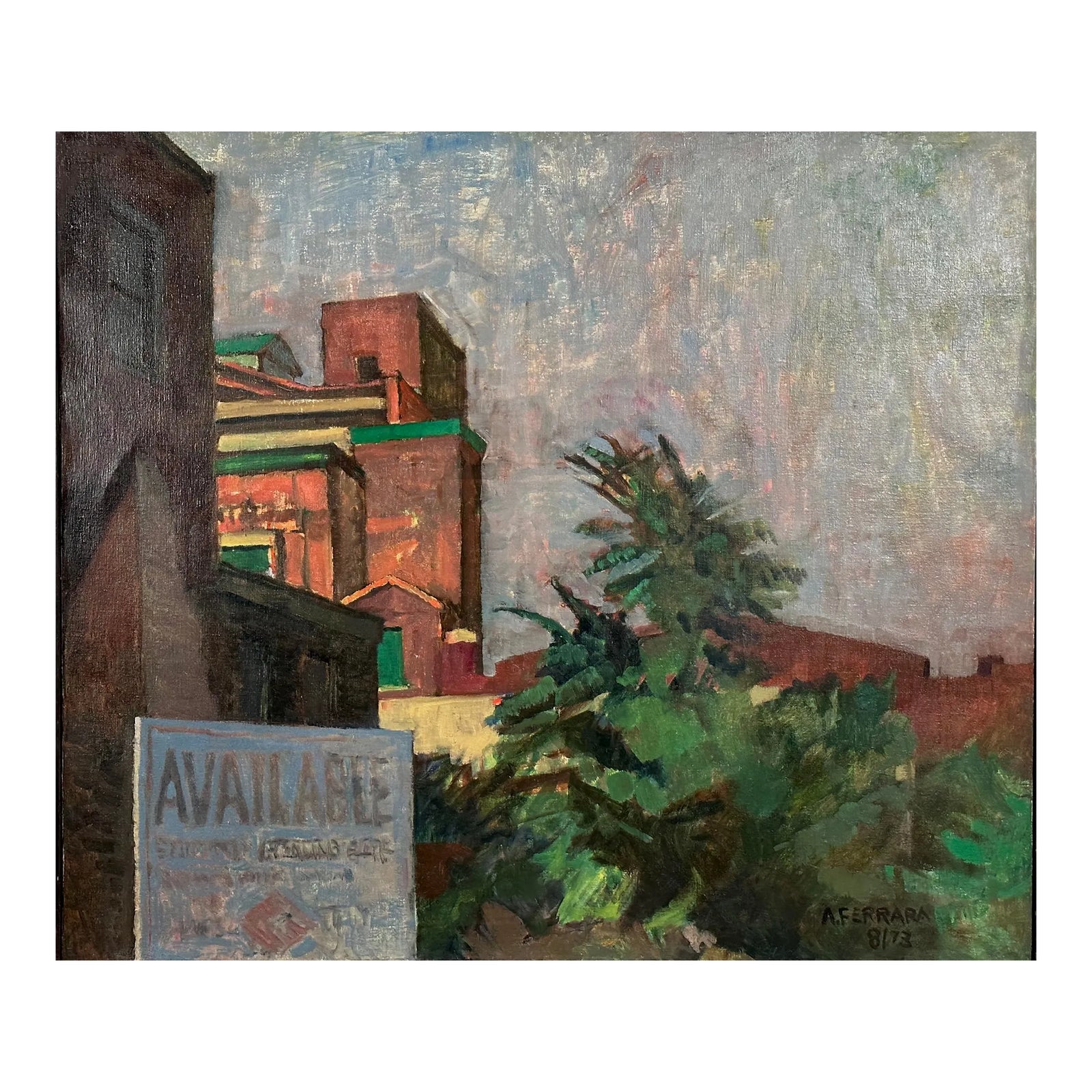 Vintage Urban Landscape of Fishtown in Philadelphia by Anthony Ferrara ...