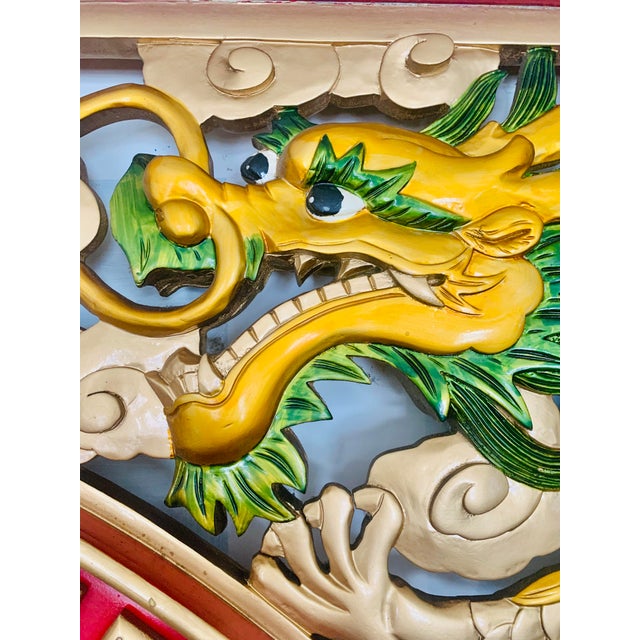 Pair of Wood Carved Chinese Restaurant Entry Arch, Circa 1940s | Chairish