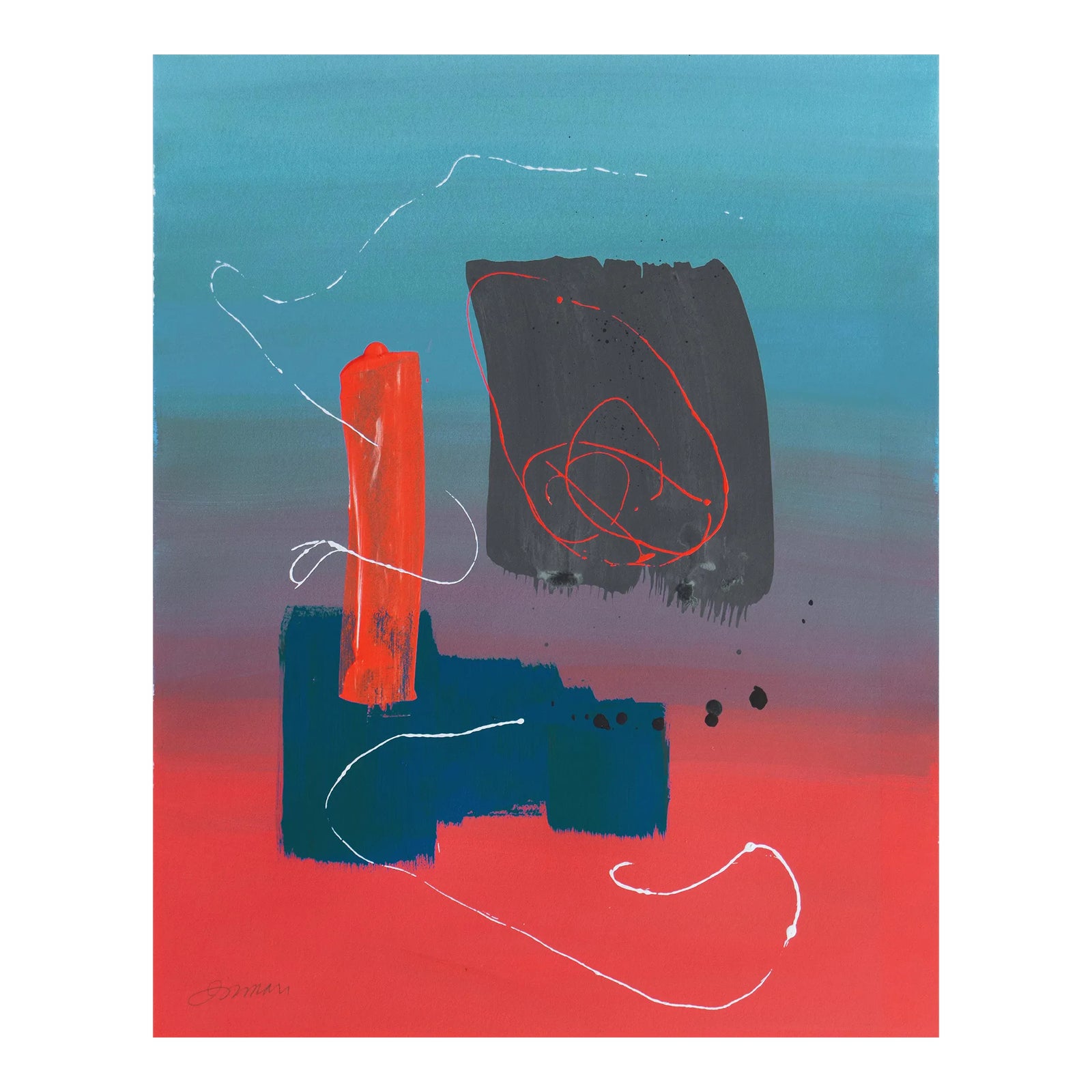 'Surrealist Abstract' by Robert Inman, 1983, Chouinard Institute, Los ...