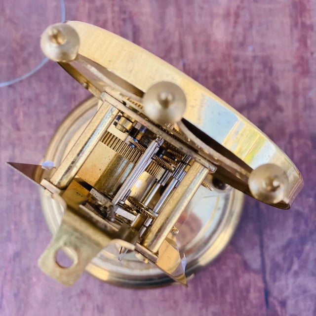 1960s Heco Glass Dome Clock | Chairish