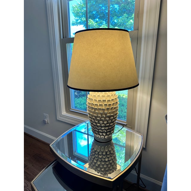 Pooky Lighting Stucco Ceramic Table Lamp | Chairish