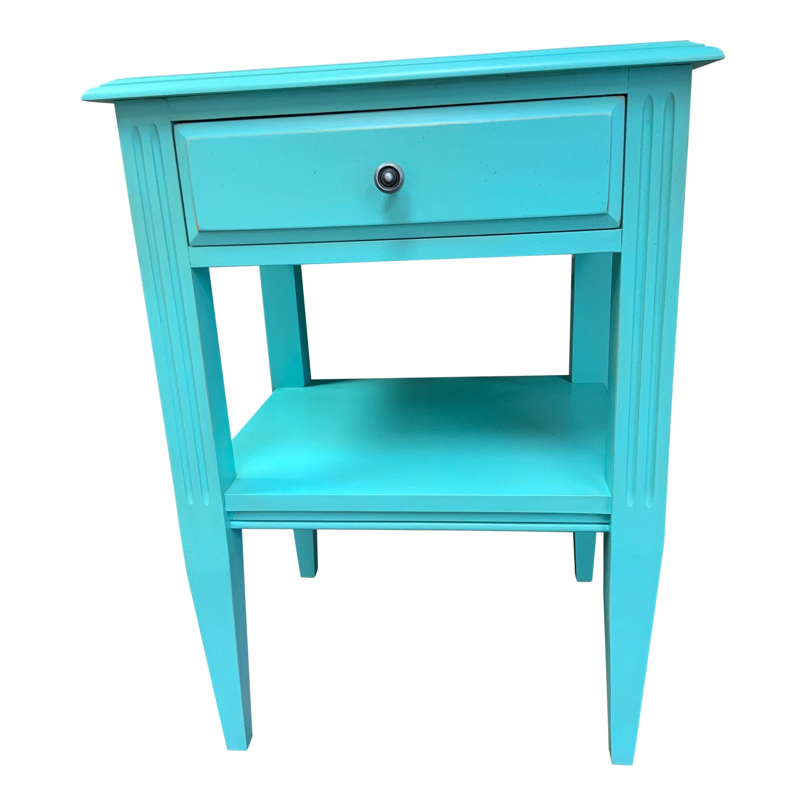 21st Century Ethan Allen Side Table | Chairish