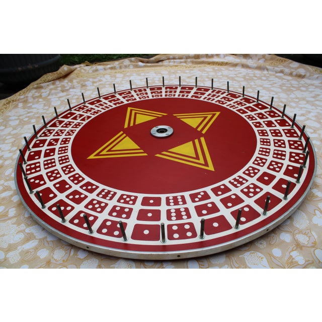 1930's Original Painted Game Wheel, Usa | Chairish