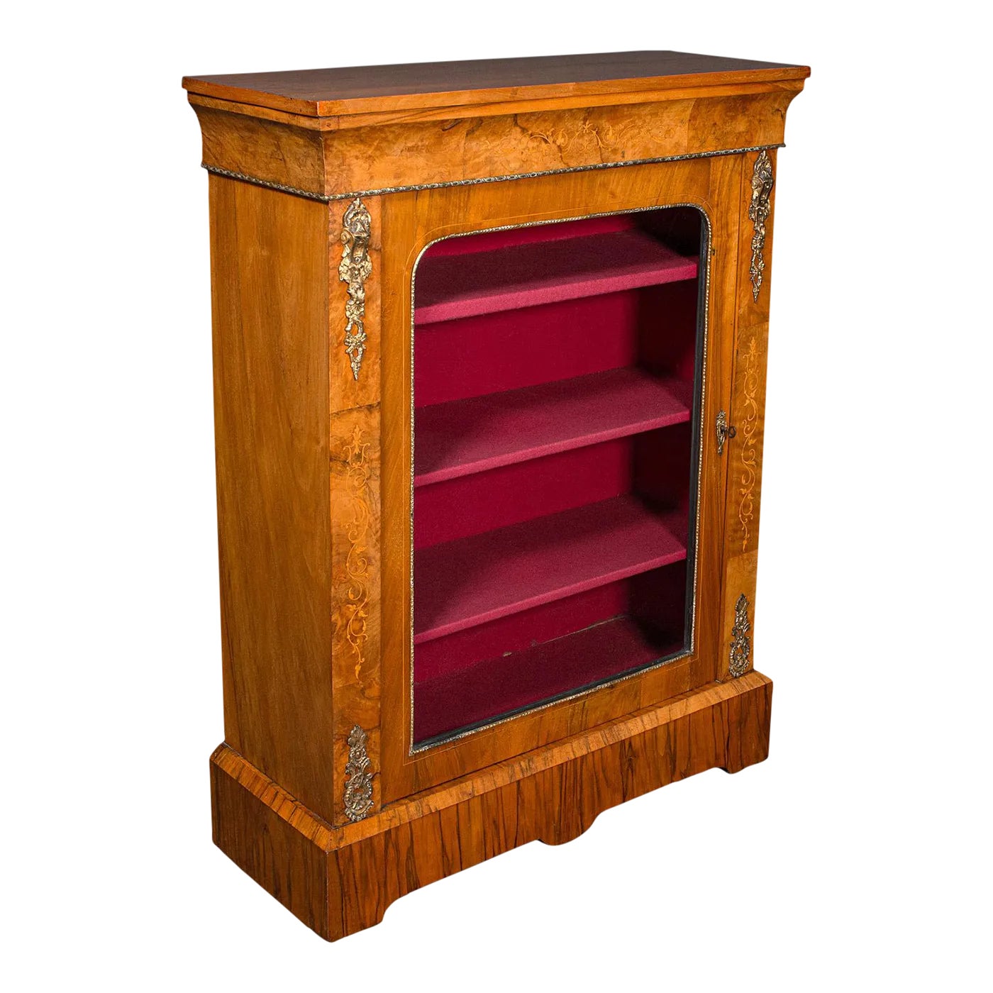 1820's Antique Pier Cabinet | Chairish