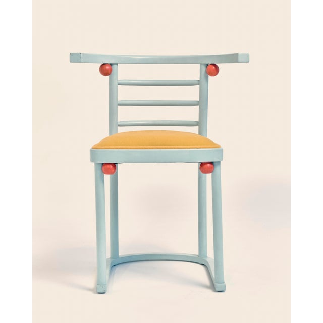 Antique Pair of Fledermaus Chairs by Josef Hoffmann for Thonet | Chairish