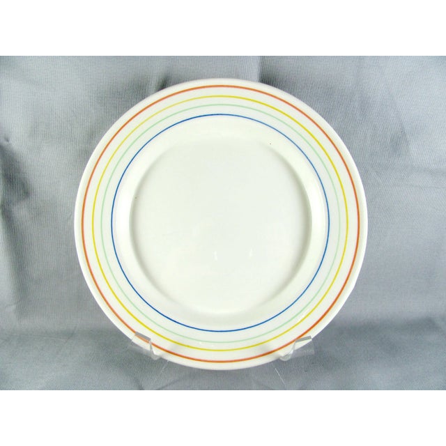 Vintage Primary Color Bands Service for 4 Dinnerware - 20 Piece Set ...