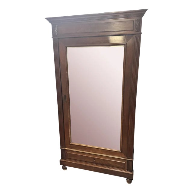 French Single Door Armoire 1870s Chairish