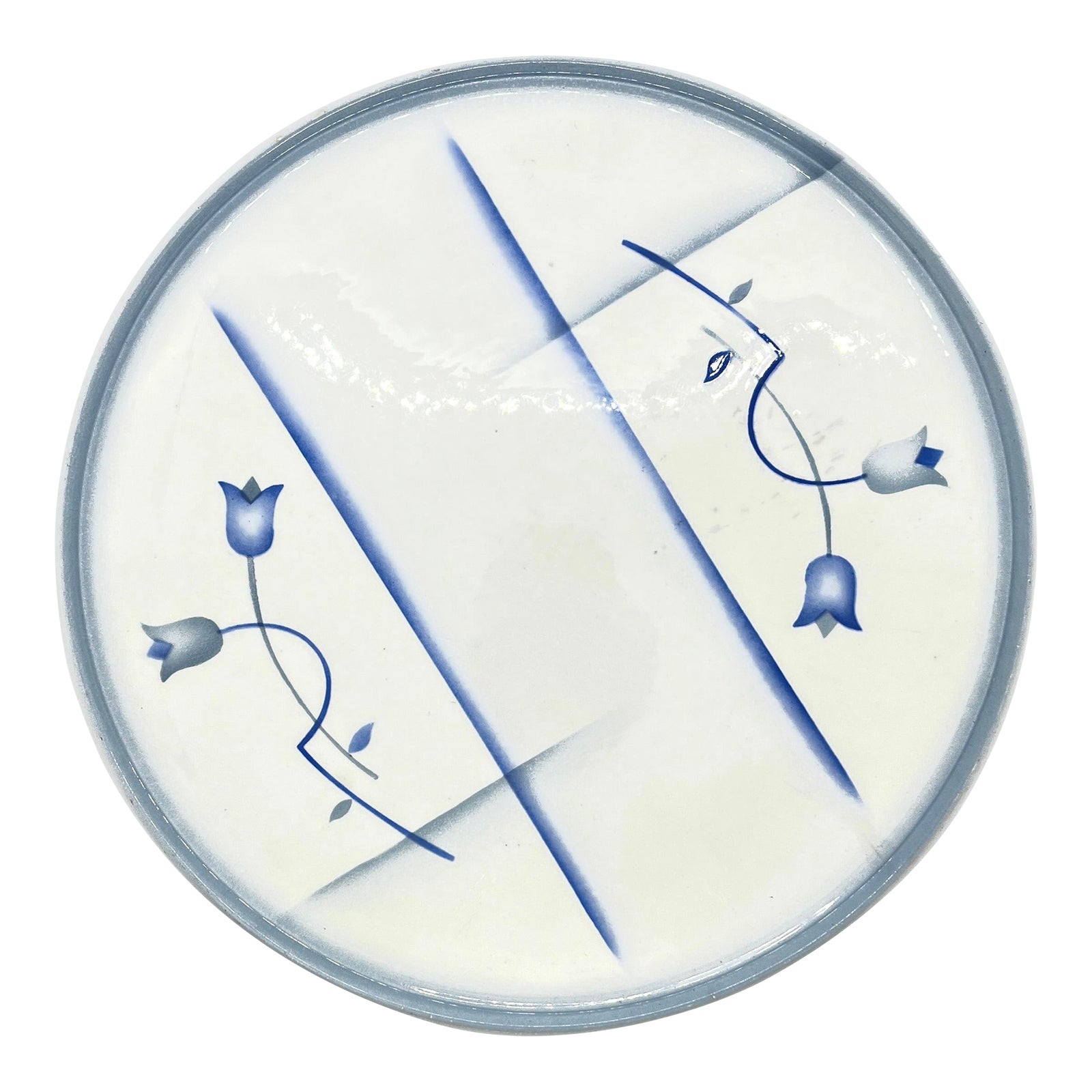 Tray, Springform Pan, Spritzdekor Art Deco, Germany 1940s | Chairish