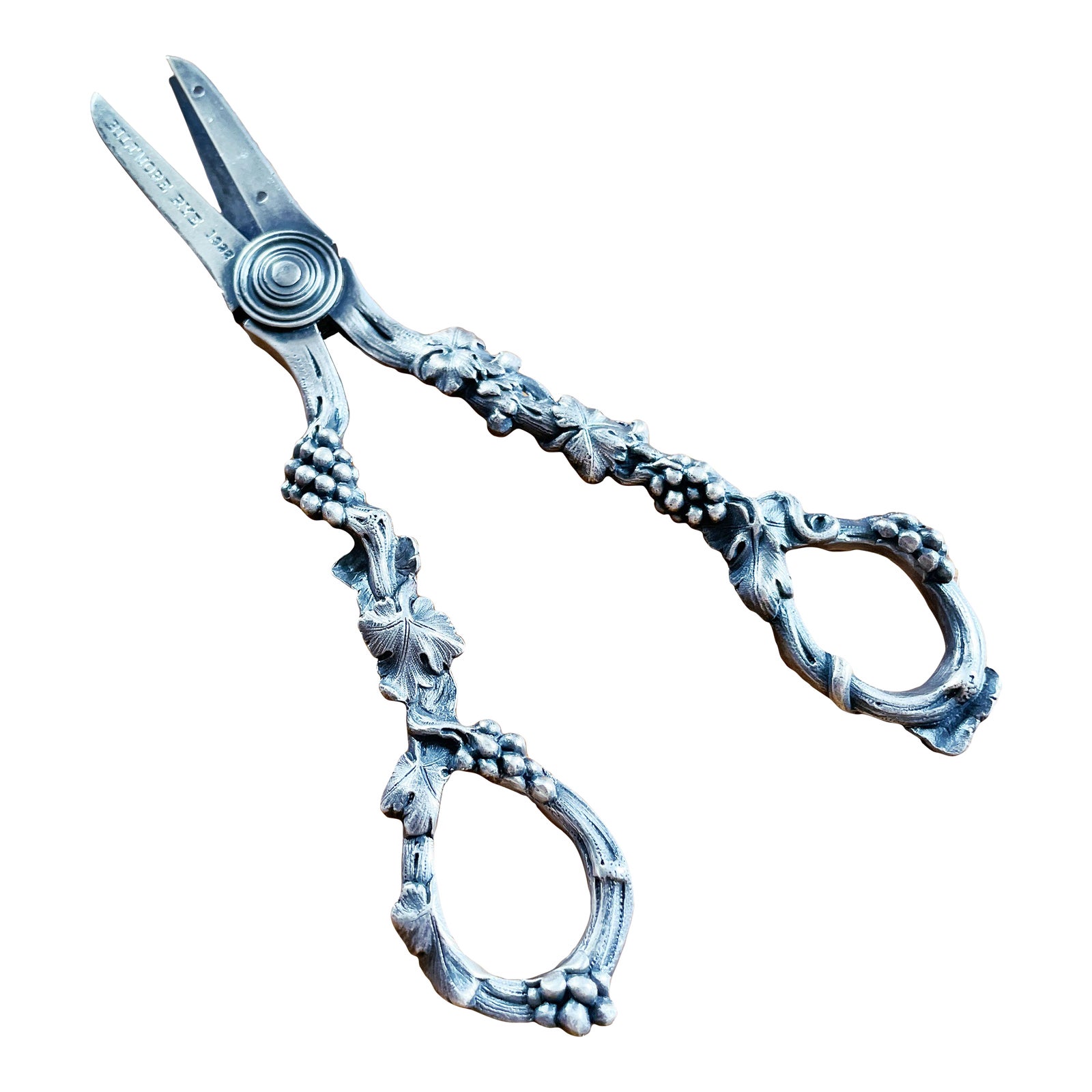 1922 Silver Plated Biltmore Hotel Grape Shears | Chairish