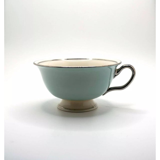 Castleton Turquoise and Platnium Rim Set of 114 Dishware Circa 1954 ...