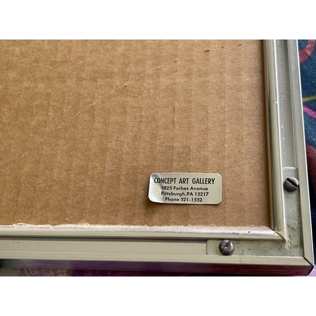 Vintage Robert Rauschenberg “Creek” Abstract Expressionist Exhibition ...