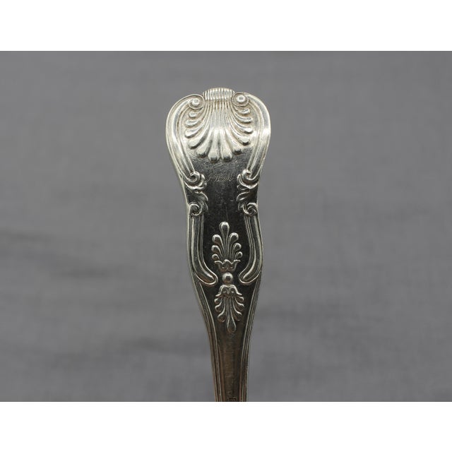 1860 Set of Four "Kings" Pattern Silver Spoons | Chairish