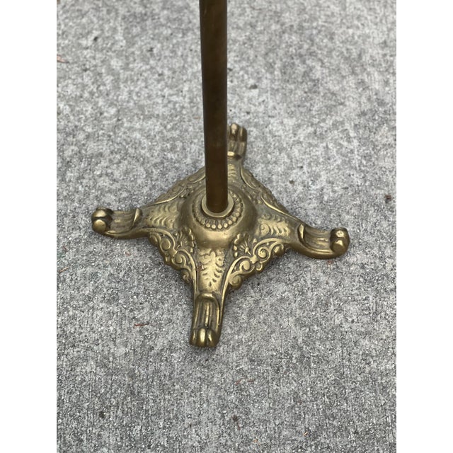 1970s Brass Ornate Lyre Music Stand | Chairish