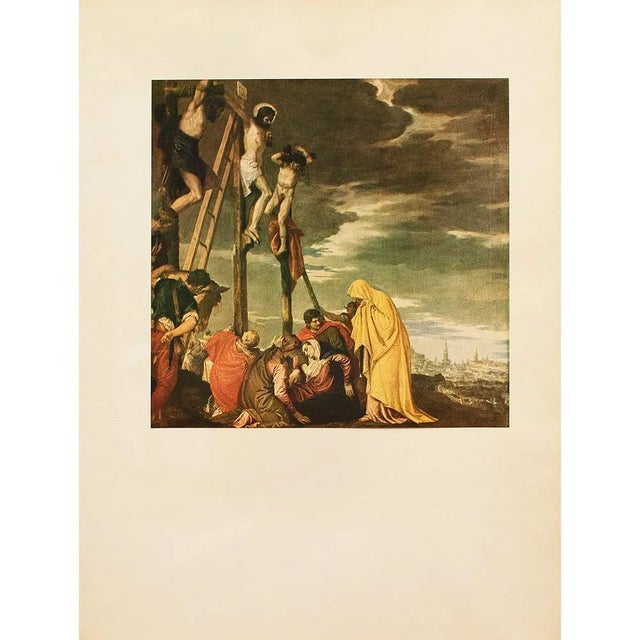 1953 After Veronese "Calvary", Vintage Full-Color Print | Chairish