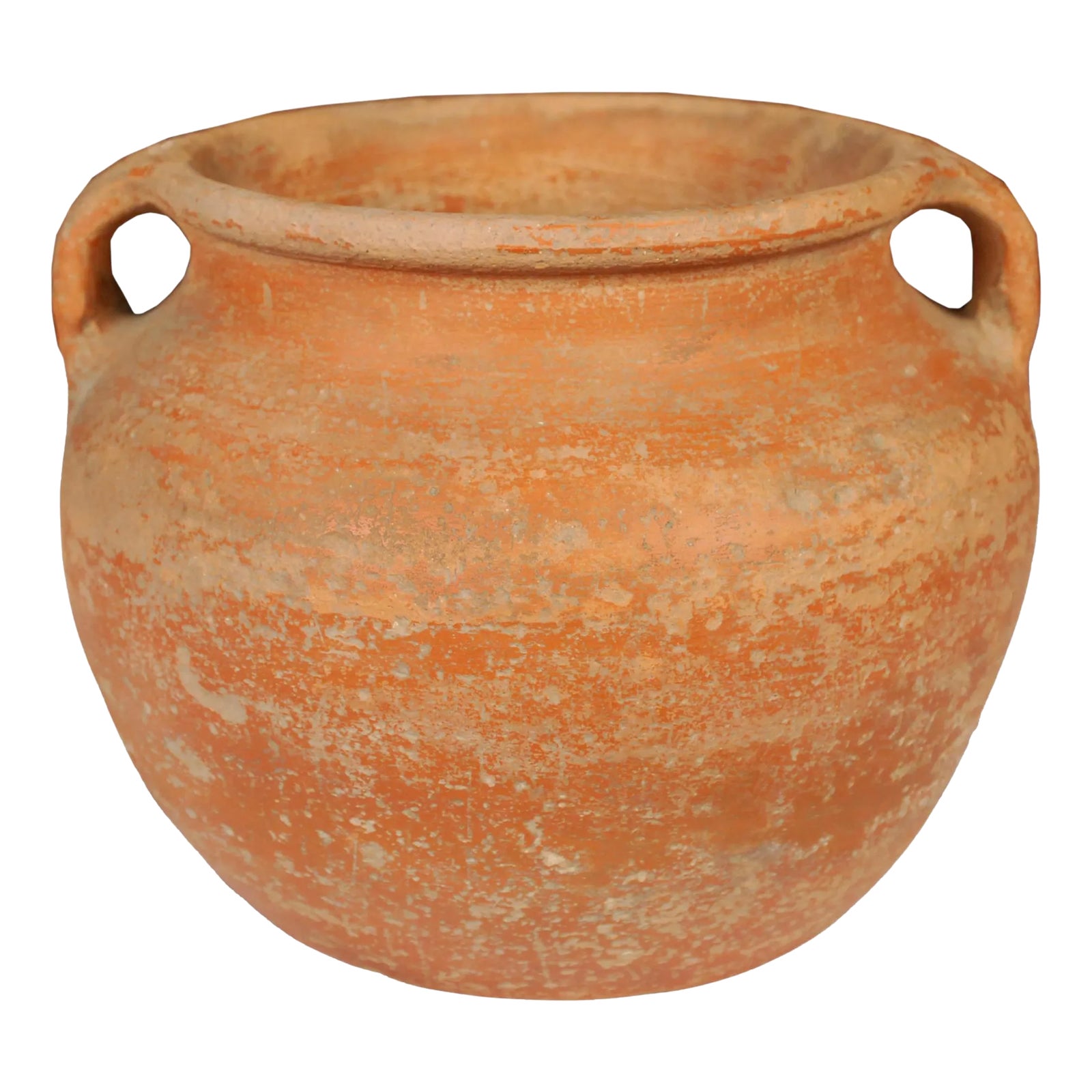 Chinese Unglazed Terracotta Rice Jar, C. 1900 | Chairish