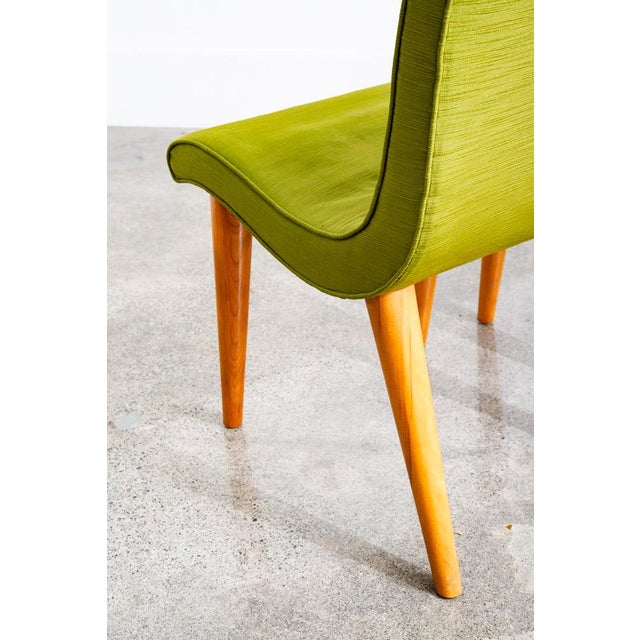 1950s Mid-Century Modern Dining Chairs Slipper Conant Ball Leslie ...