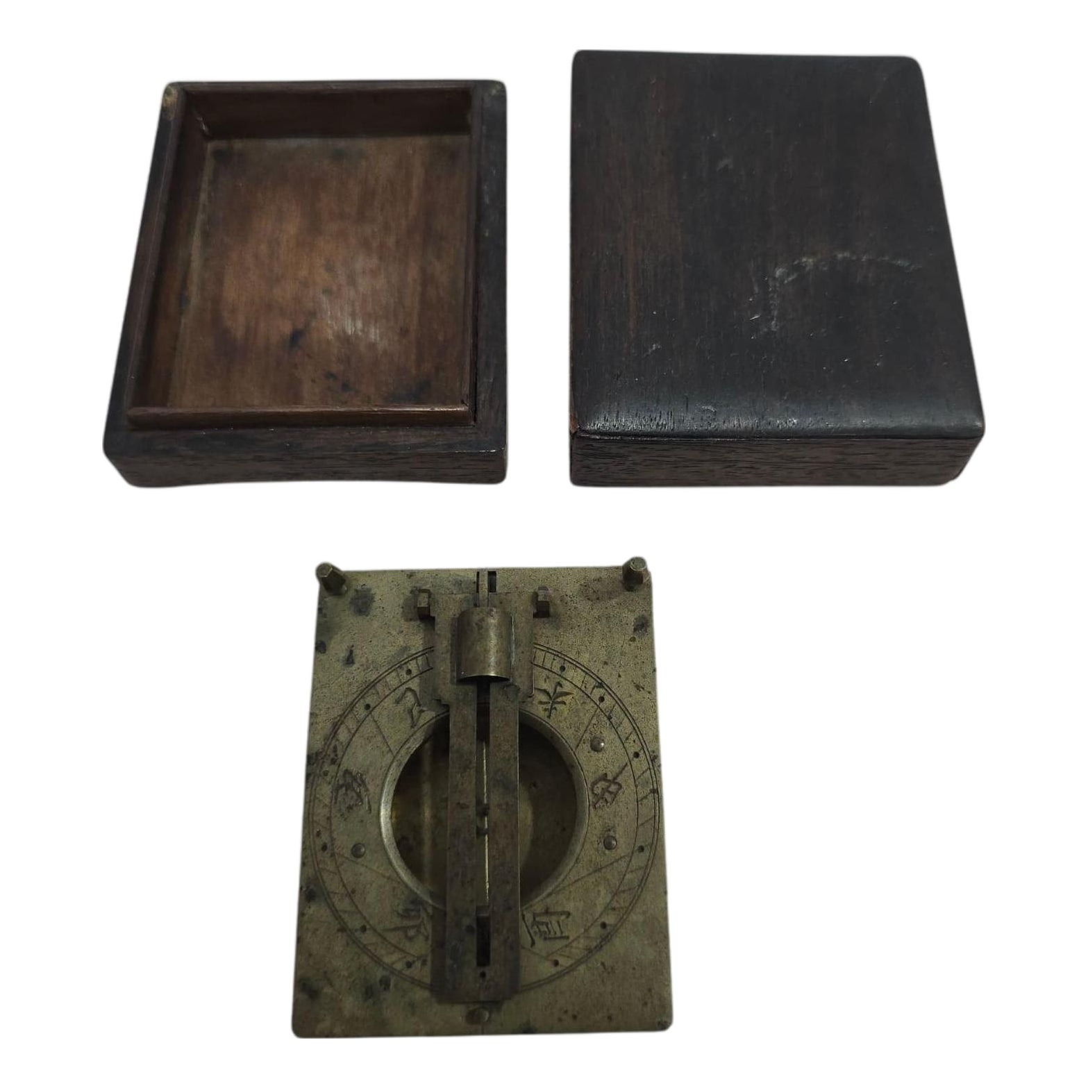 Asian Portable Bronze Sundial, 1800 | Chairish