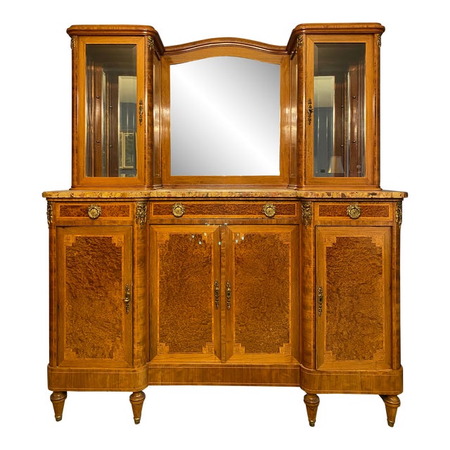 Art deco china hutch store
