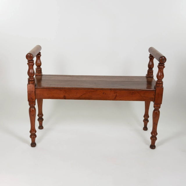 Late Victorian Mahogany Window Bench With Raised Arms English, Circa ...