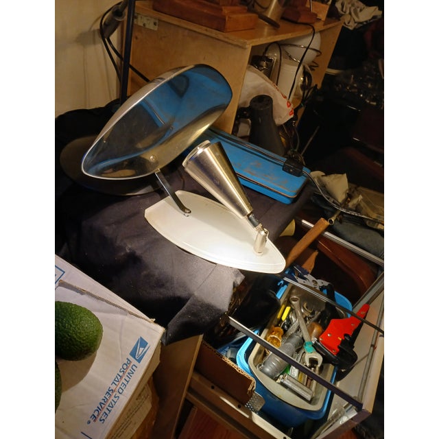 Modern Minimalist Reflector Table Lamp/Sconce | Chairish