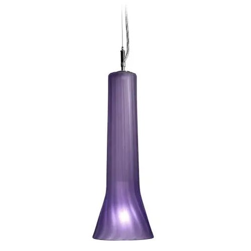 Flare Frosted Pendant Light from the Flashlight Collection in Blue ...