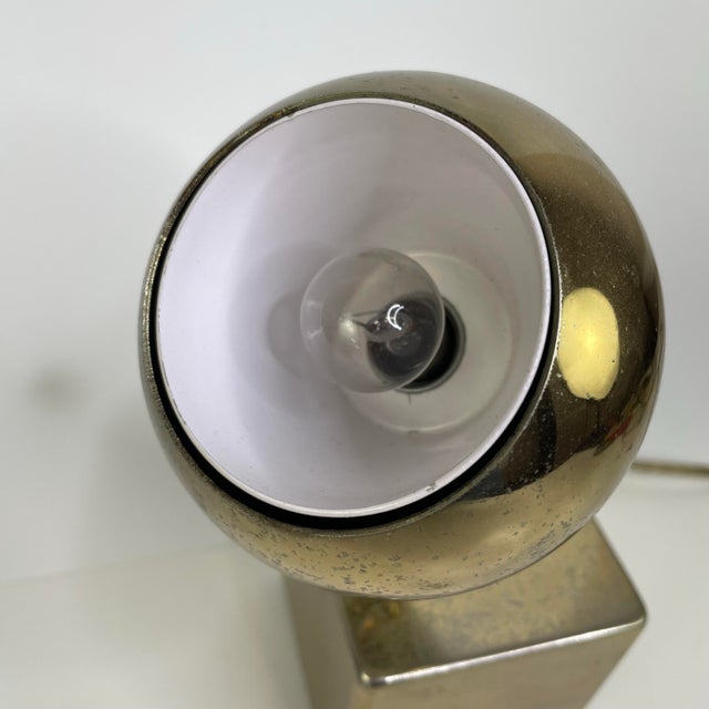 Vintage Tensor Mid-Century Brass Atomic Sputnik Eyeball Orb Task Lamp ...