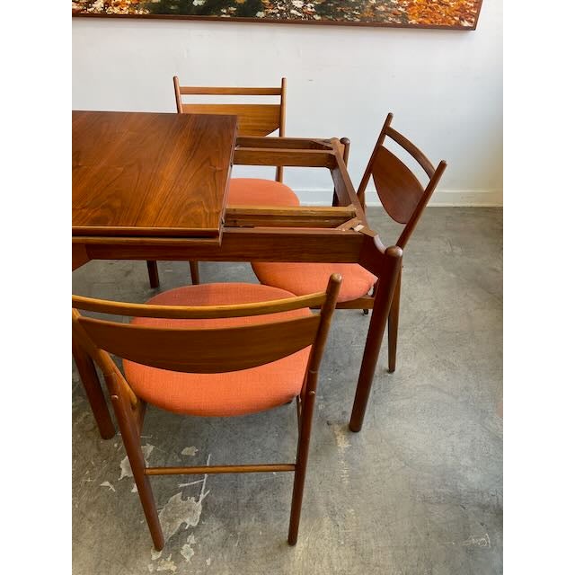 1950s Greta Grossman for Glenn of Ca Dining Table and 4 Chairs - set of 5 | Chairish