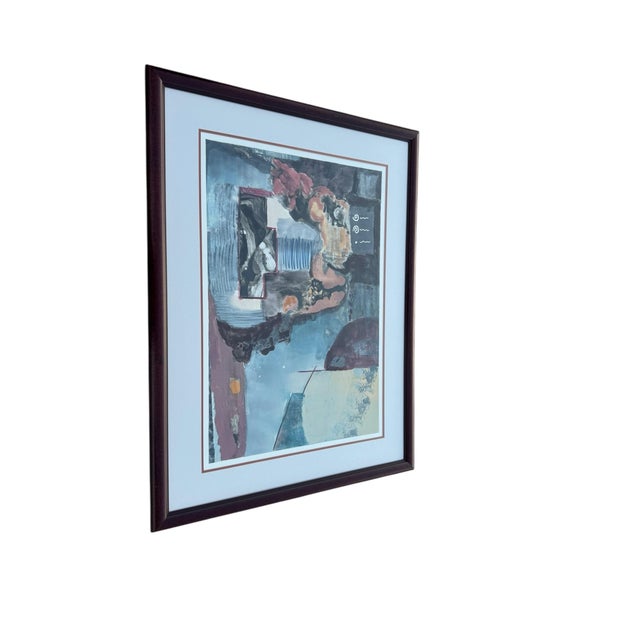 Late 20th Century Argus Framed & Signed Monoprint by Artist Timothy ...