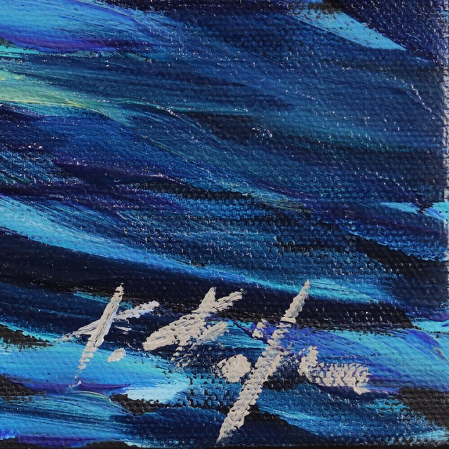 Water Rhythm - Abstract Waterscape Painting | Chairish