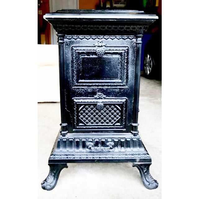 Antique French Cast Iron Stove | Chairish